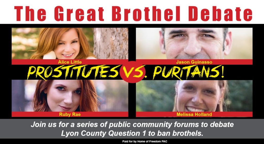 The Big "Prostitutes vs. Puritans" Debate Tour | Lyon County Freedom